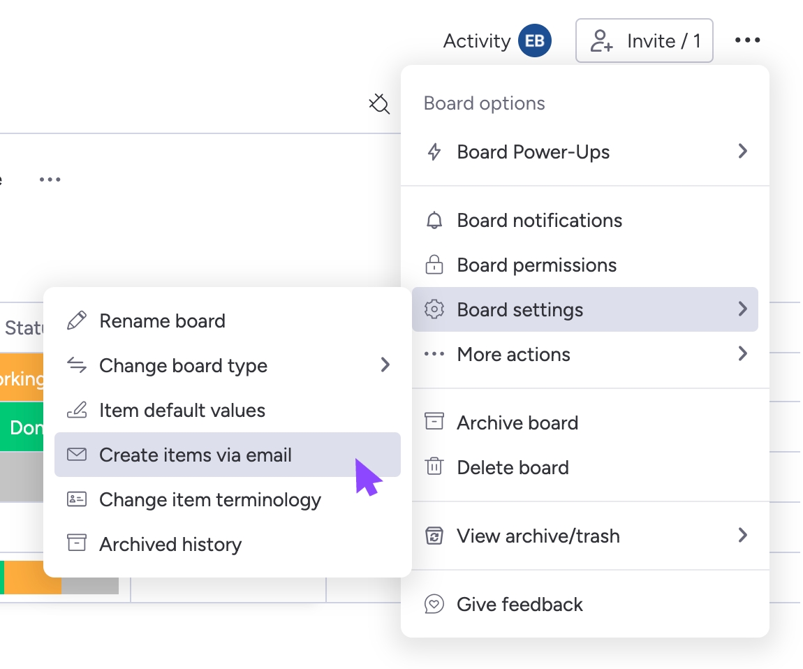 How to Create a monday.com Board Item Via Email | enable.services