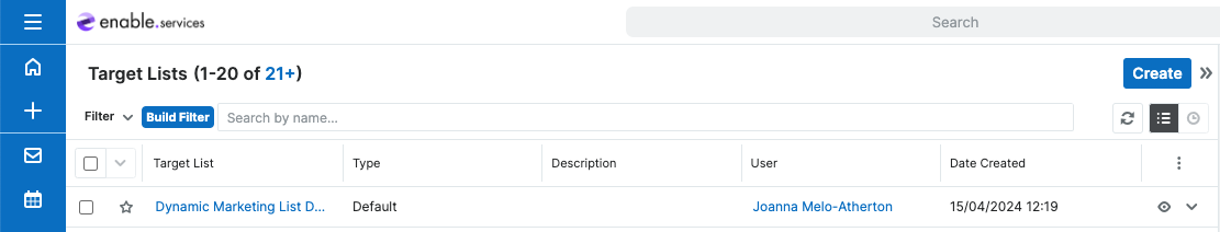 How to create a dynamic target list for email newsletters - enable.services