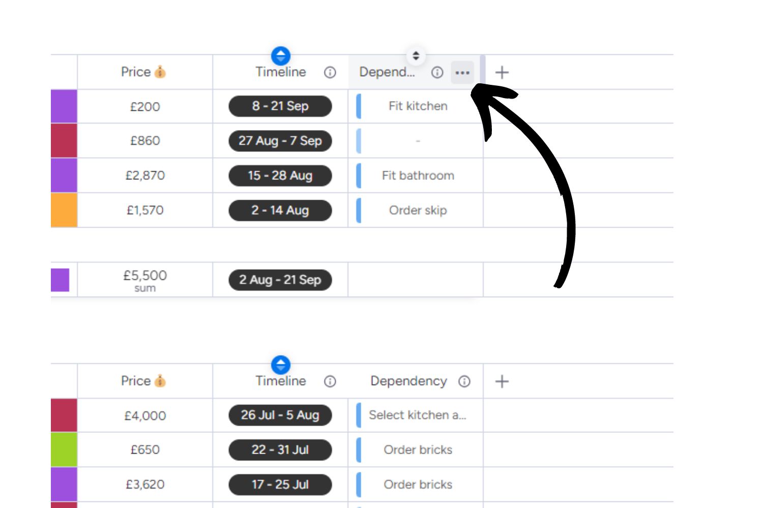 How to Use Dependencies in monday.com | Blog | enable.services