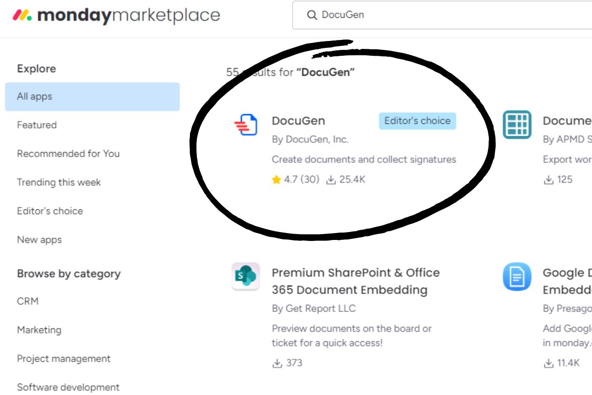 How to use DocuGen in monday.com | Blog | enable.services